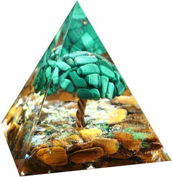"The Tree of Luck - Green Harmony Pyramid" – More Joy Life